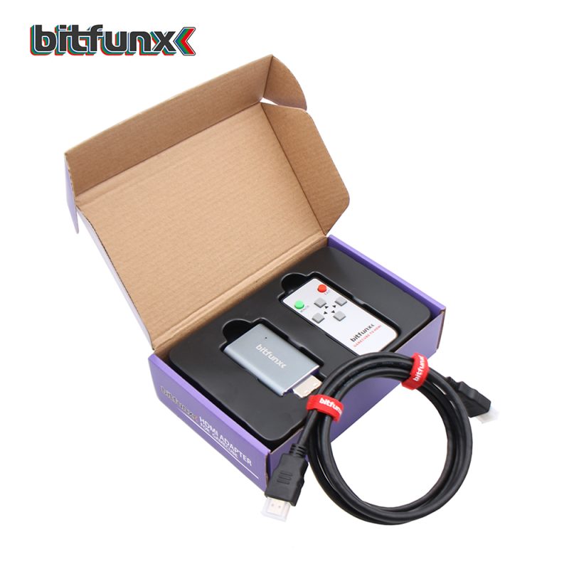 Bitfunx HDMI® Line Doubler Adapter GC2HDMI for Nintendo Gamecube NGC ...