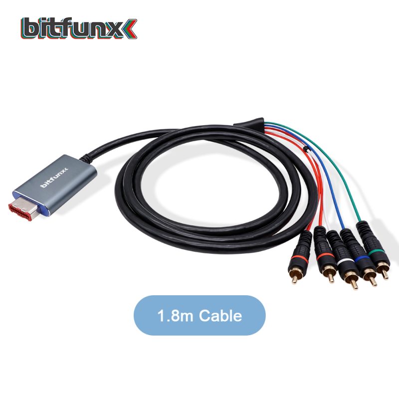 Bitfunx Component Video 5RCA YPbPr Cable for Nintendo GameCube NGC ... Bitfunx Component Video 5RCA YPbPr Cable for Nintendo GameCube NGC ...