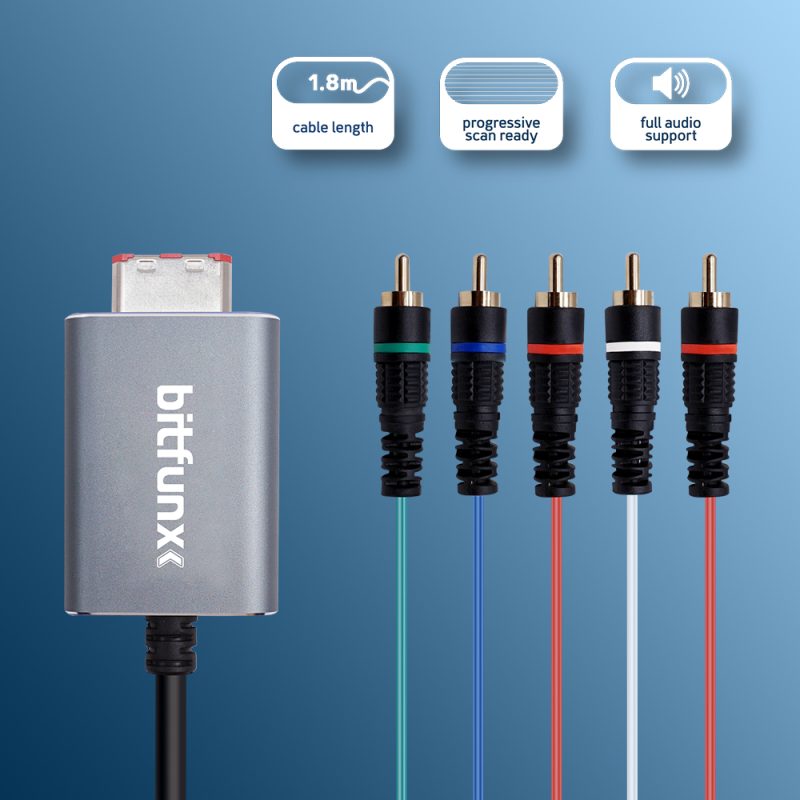 Bitfunx Component Video 5RCA YPbPr Cable for Nintendo GameCube NGC ... Bitfunx Component Video 5RCA YPbPr Cable for Nintendo GameCube NGC ...