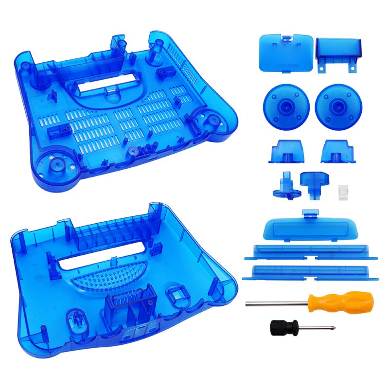 Replacement Plastic Shell Translucent Case for N64 Nintendo 64 ...